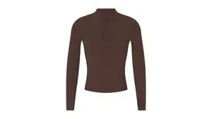 Nike X Skims Matte Halfzip Mockneck Long Sleeve Top - Multicolor