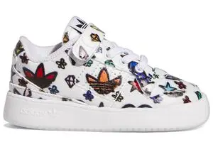 Adidas Forum 84 Low Monogram Graffiti Sneakers - Cloud White/core Black