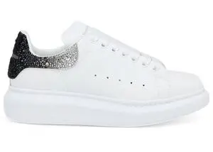 Alexander McQueen Oversized Silver Crystalin