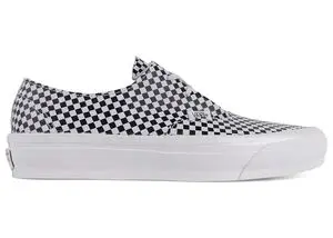 VANS Authentic Ease Checkerboard Sneakers - Black/white