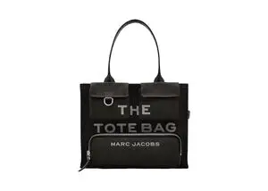 Marc Jacobs The Large Cargo Canvas Tote Bag - Black