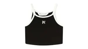 Palm Angels Monogram Logo Tank Top - Black