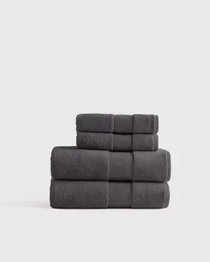 Quince Classic Organic Turkish Cotton Bath Bundle - Charcoal