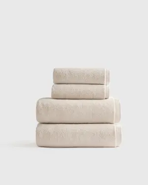 Quince Plush Organic Turkish Cotton Bath Bundle Oat