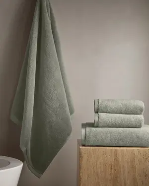Quince Plush Organic Turkish Cotton Bath Bundle - Sage