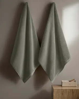 Quince Plush Organic Turkish Cotton Bath Bundle - Sage