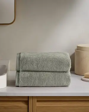 Quince Plush Organic Turkish Cotton Bath Bundle - Sage