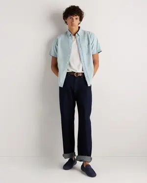 Quince Recycled Knit Driving Loafers