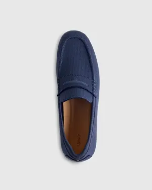 Quince Recycled Knit Driving Loafers