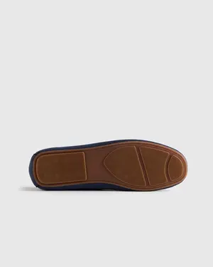 Quince Recycled Knit Driving Loafers