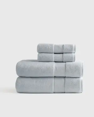 Quince Classic Organic Turkish Cotton Bath Sheet Bundle - Hydrangea