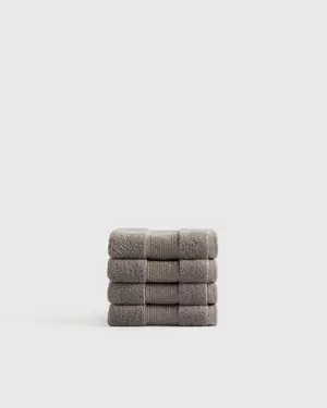 Quince Classic Organic Turkish Cotton Washcloth - Heather Brown
