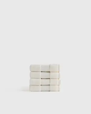 Quince Classic Organic Turkish Cotton Washcloth Ivory