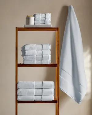 Quince Classic Organic Turkish Cotton Hand Towel - Hydrangea