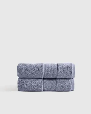 Quince Classic Organic Turkish Cotton Hand Towel - Twilight Blue