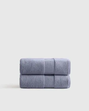 Quince Classic Organic Turkish Cotton Bath Towel Twilight Blue