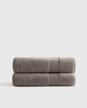 Quince Classic Organic Turkish Cotton Bath Sheet - Heather Brown