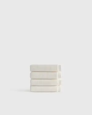 Quince Plush Organic Turkish Cotton Washcloth - Ivory