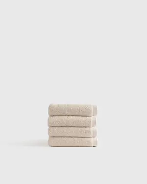 Quince Plush Organic Turkish Cotton Washcloth - Oat