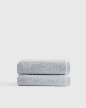 Quince Plush Organic Turkish Cotton Hand Towel - Hydrangea