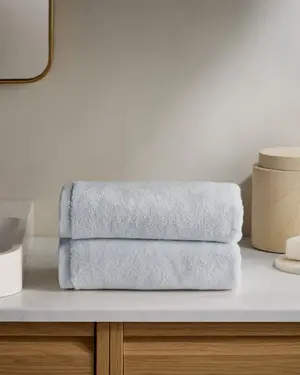 Quince Plush Organic Turkish Cotton Hand Towel - Hydrangea