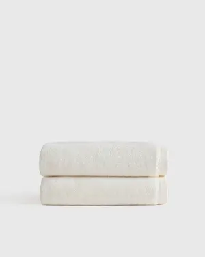 Quince Plush Organic Turkish Cotton Hand Towel - Ivory