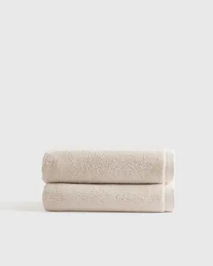 Quince Plush Organic Turkish Cotton Hand Towel - Oat