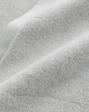 Quince Plush Organic Turkish Cotton Bath Towel - Light Grey