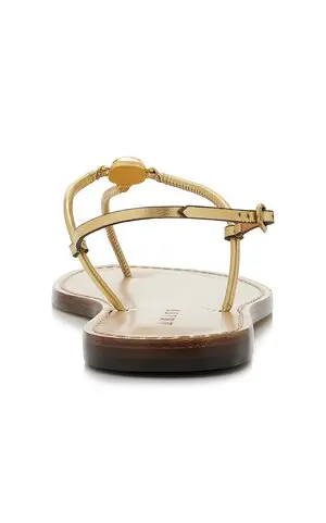 AMANU The Naivasha Leather Flat Sandals