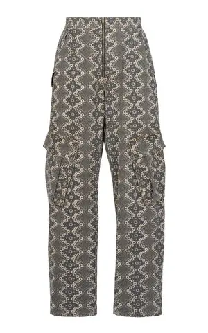 Rachel Comey Axis Printed Cotton Cargo Pants