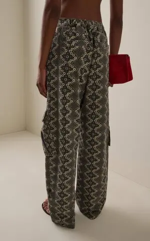 Rachel Comey Axis Printed Cotton Cargo Pants