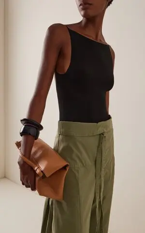 Janessa Leoné Small Auden Leather Clutch Bag