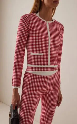 Posse Micah Gingham Knit Cardigan