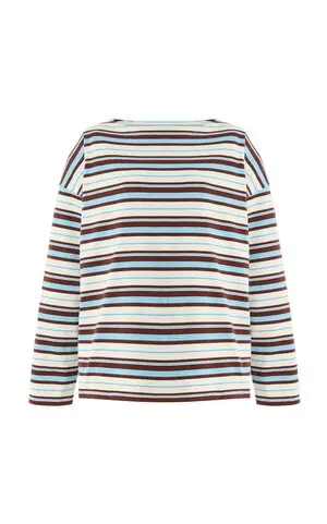 Posse Nadine Striped Cotton Top - Multi
