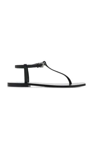 A.emery Clara Leather Sandals - Black