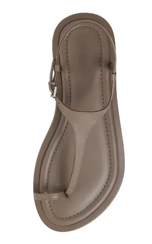 A.emery Clara Leather Sandals - Grey