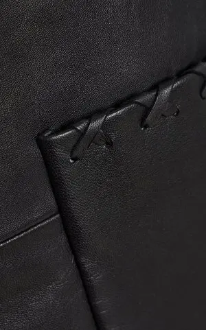 RÓHE Blanket-stitched Leather Jacket