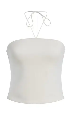 SIRAPOP Valerie Halter Neck Jersey Top