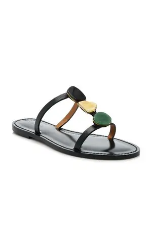 AMANU The Matobo Embellished Leather Sandals