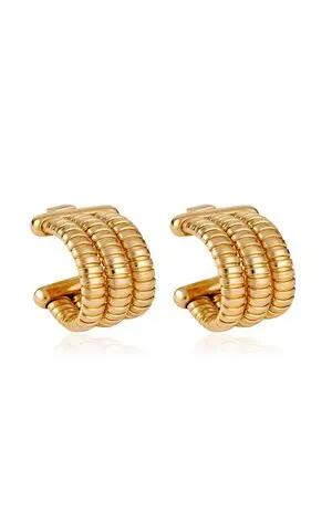 IVI Gaia Triple Twist Hoop Earrings