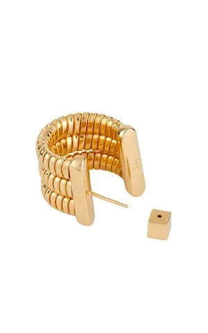 IVI Gaia Triple Twist Hoop Earrings