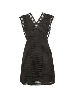 Sandro Crochet Lace Mini Dress