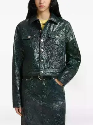 Marni Crinkled-finish Jacket