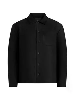 Manière De Voir Valentin In Tailored Overshirt - Black