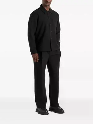 Manière De Voir Valentin In Tailored Overshirt - Black