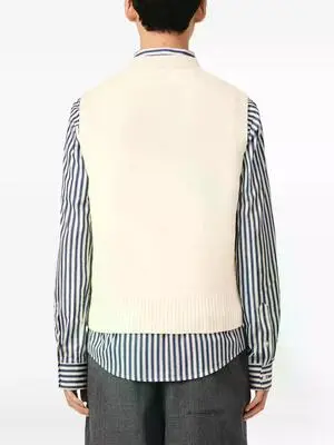 AMI Paris Wool V-neck Sweater Vest