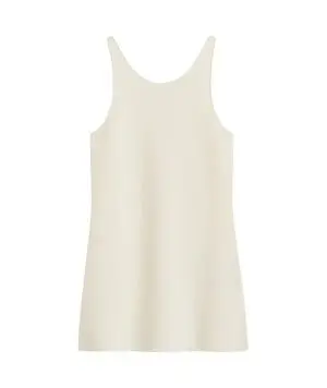TOTEME Compact Knit Sleeveless Tank - White