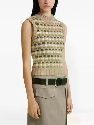 Marni Shetland Wool Jacquard Vest