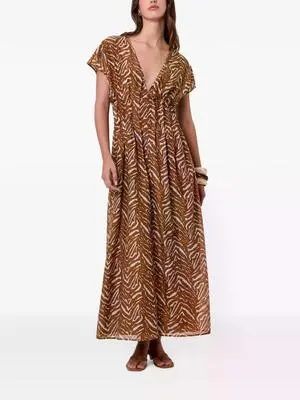 NICHOLAS Marley Dress Abstract Animal Print