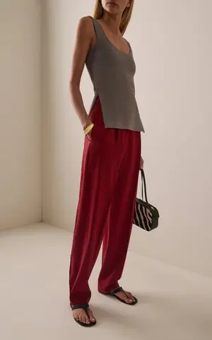 RÓHE Ribbed Wool Tank Top